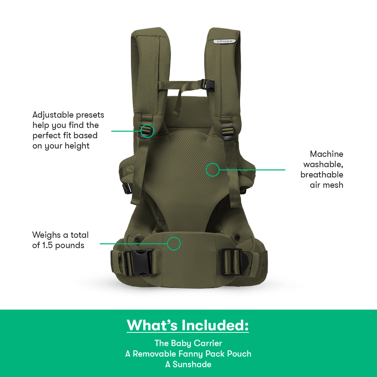 The Baby Carrier, Black – Colugo